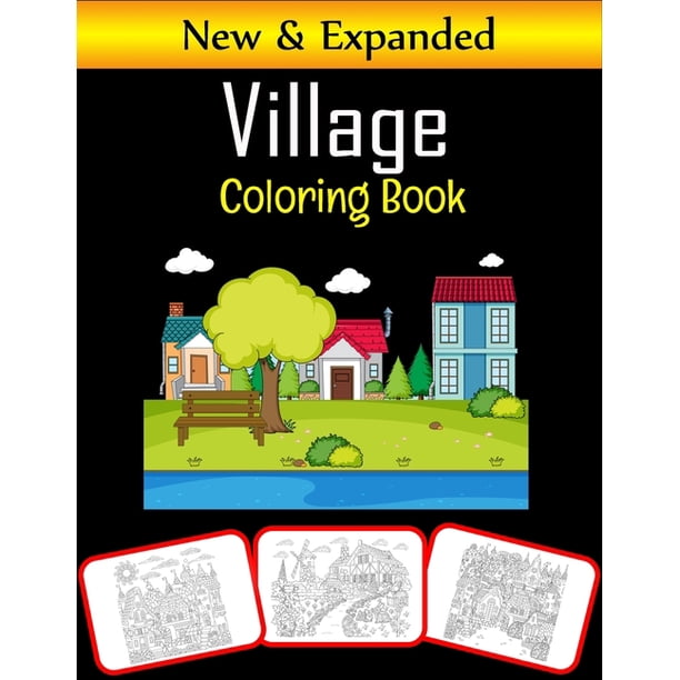 My Village Pictures Coloring Pages