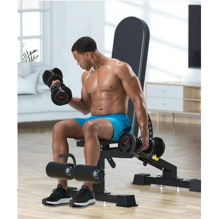 Multi-Functional-Adjustable Workout Bench with Hyper Back Extension ...