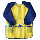 Coolmade Yellow, Pink and Blue Toddler and Child Art Smocks (2 Pack ...