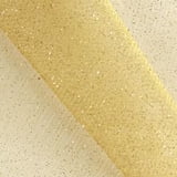 Gold Glitter Tulle 6``x15yds - Walmart.com