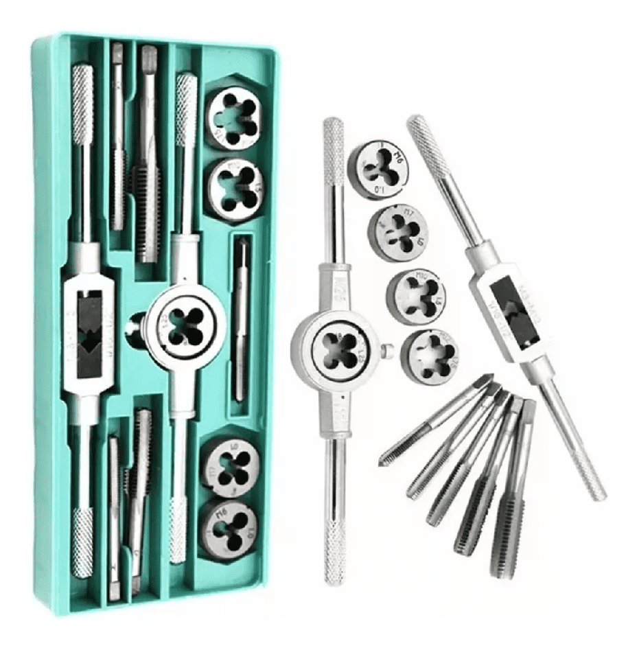 Kit De 12 Machuelos Con Maneral Broca Tipo Matraca Ajustable | Bodega ...