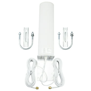 Signalplus High-Gain 4G LTE 2X2 MIMO Outdoor TV Antenna Kit with Long Range Directional SMA ...