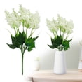 Artificial Hyacinth Wheat Ear And Wisteria Flower Bouquet For Wedding ...