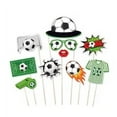 CC HOME 25pcs Soccer Patterns Photo Booth Props Soccer Patterns Party ...