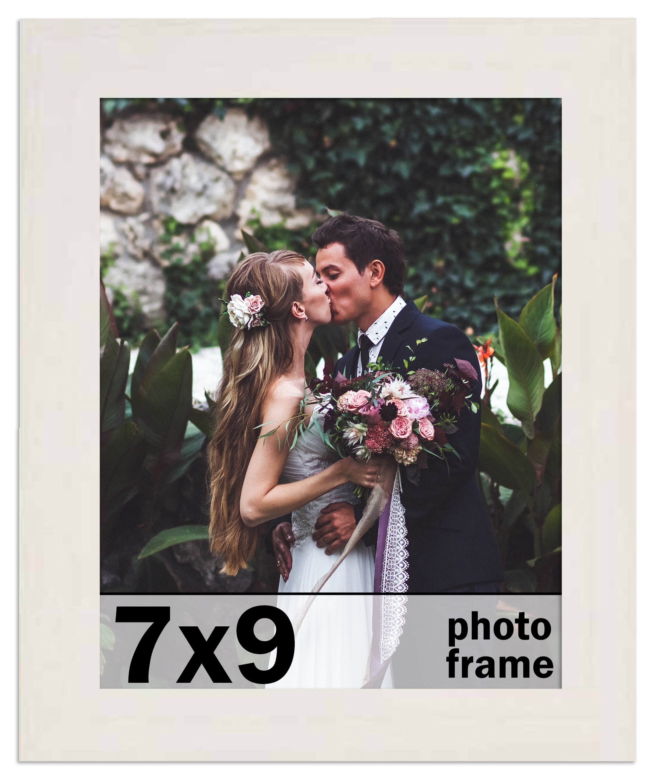 7x9 Frame White Wash Picture Frame - Complete Modern Photo Frame ...