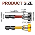 10-Pack Adjustable Drywall Screw Bit, Depth Control Drill Attachment ...
