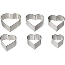 Ateco 7805 Plain Edge Star Cutters in Graduated Sizes, Stainless Steel ...