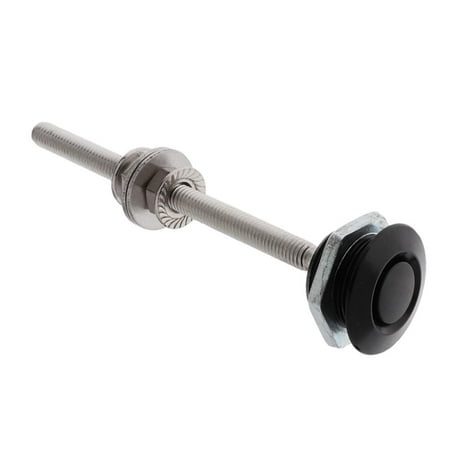 Black Push Button Low Profile Click Latch Quick Release 100mm | Walmart ...