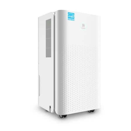 Midea Midea Cube 50 Pint 4500 Sq Ft Dehumidifier in White - Bucket Full ...