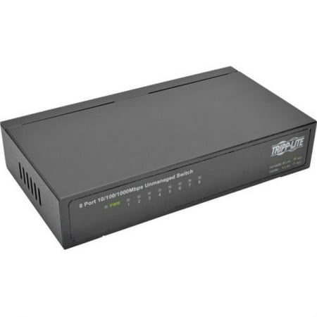 Tripp Lite 8-Port 10/100/1000 Mbps Desktop Gigabit Ethernet Unmanaged ...