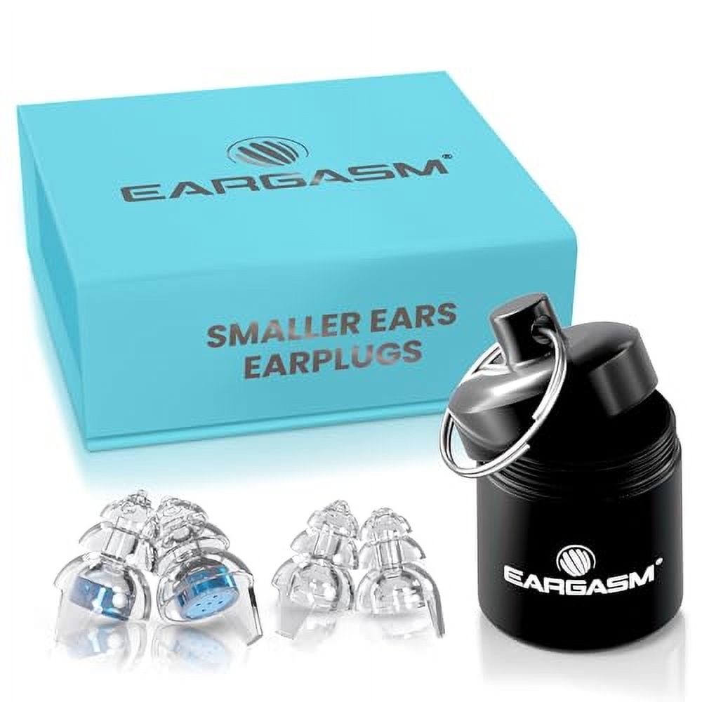 Eargasm Smaller Ears Earplugs - Blue High Fidelity Filtered Noise ...