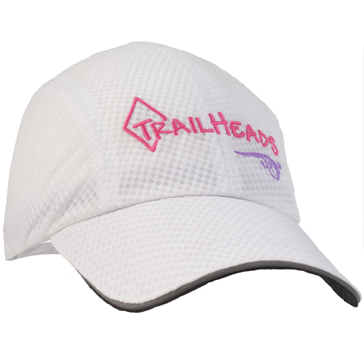 Race Day Womens Running Hat - white / purple & pink logo - Walmart.com