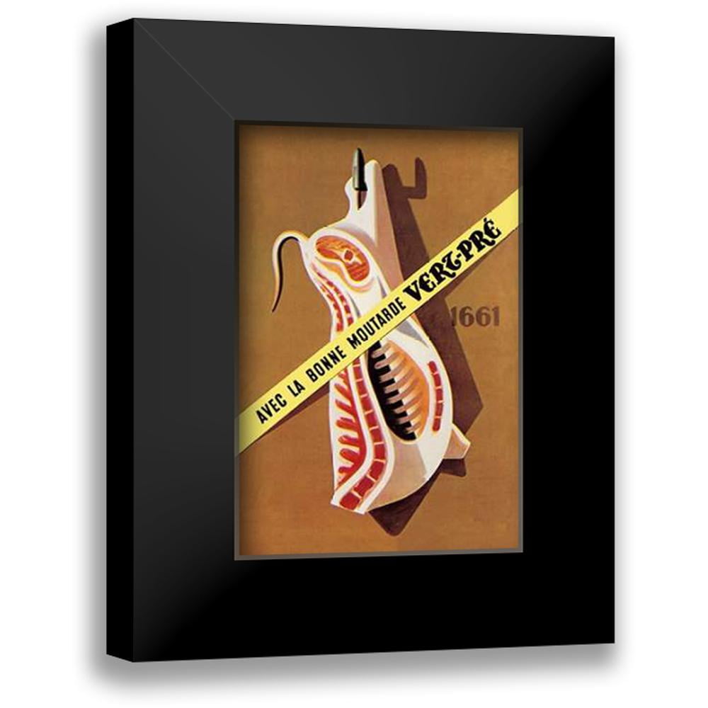 Advertisement 13x18 Black Modern Framed Museum Art Print Titled - Pigs ...