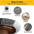 Brown Black Painting Round Fitted Tablecloth with Elastic Edge ...