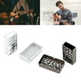 2 Pcs Electric Guitars Pickup Cover Flower Pattern Brass Humbuckers ...
