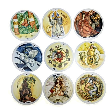 78Pcs Tarot Card Round Circle Of Life Life Tarot Cards Tarot Tarot ...