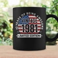 42Nd Birthday Gifts Men 1981 42 Years Old Usa Flag Coffee Mugs ...