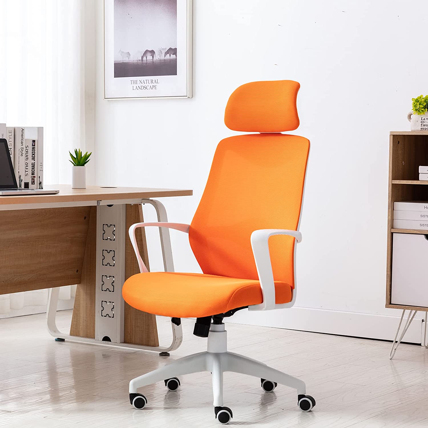 Home Office Chair Ergonomic Mesh Computer Chair Home Executive Desk ...