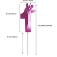 2024 Most Popular Cake Pick Topper Decoration Number Birthday Candle 3d