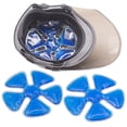 Reusable Helmet Cooling Gel Pads, Blue PVC Ice Pack for Helmets & Hats ...