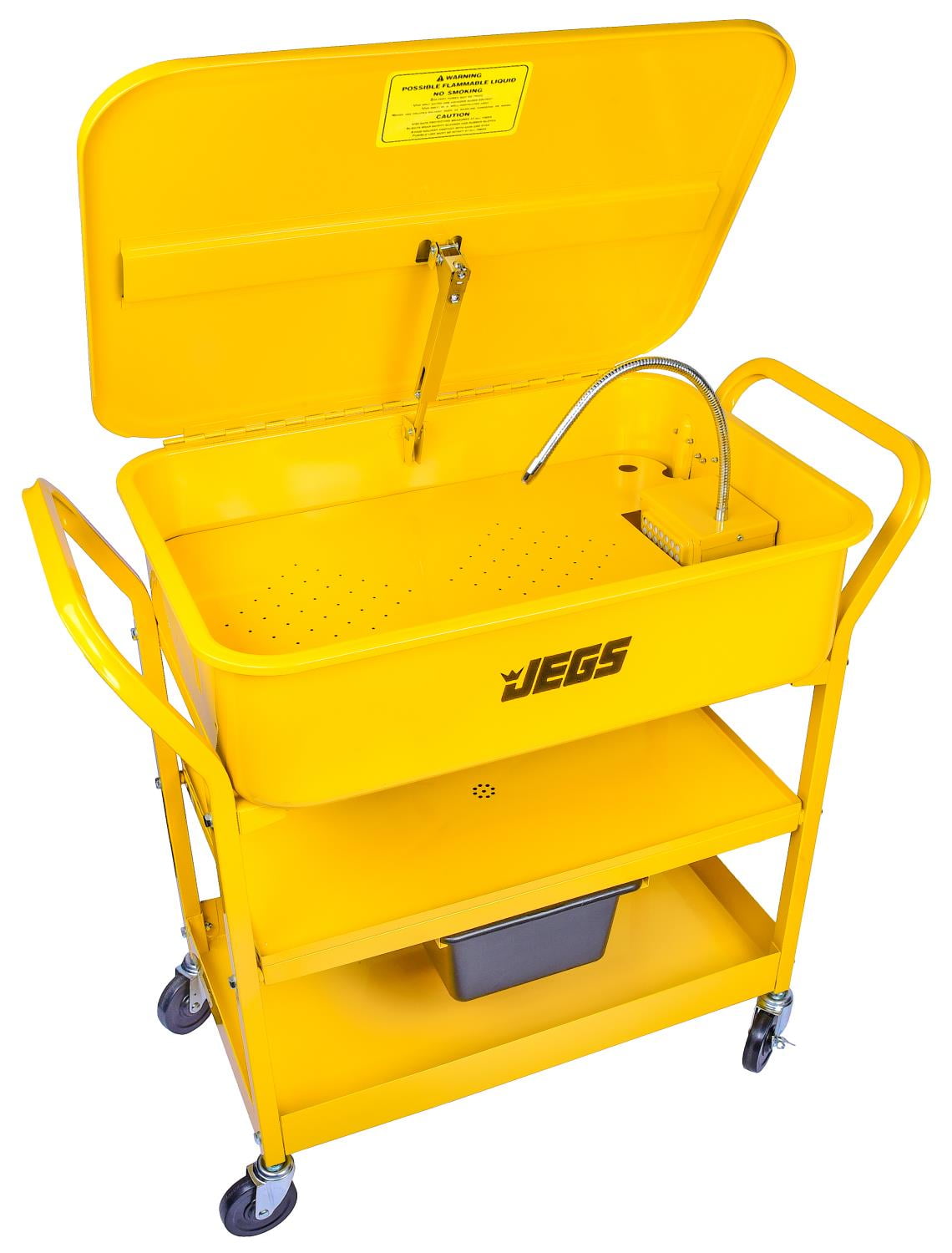 Buy JEGS 81603 Portable Parts Washer Cart 20-Gallon Tank Solvent ...
