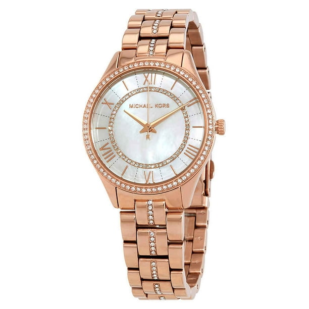 Michael Kors Women's Lauryn Stainless Steel Bracelet Watch - Walmart.com