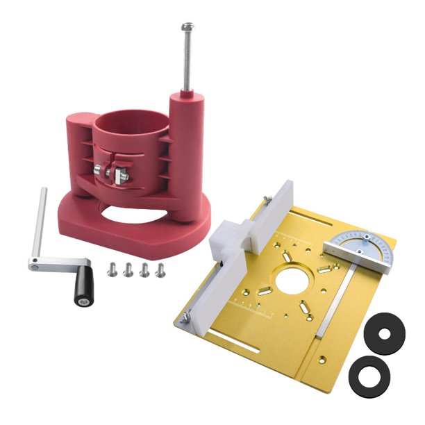 Ximing Router Table Insert Plate with Router Lift System Set for 64 ...