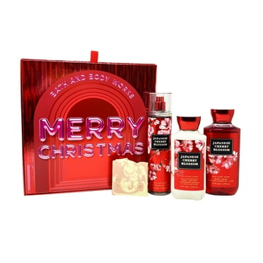 Bath and Body Works Japanese Cherry Blossom Gift Set - Fine Fragrance Mist & 3 Ultra Shea Body ...
