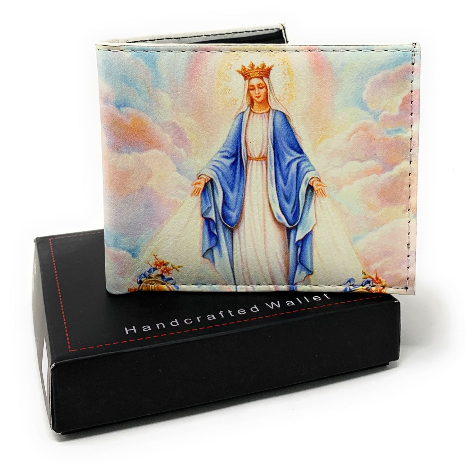 Christian Jesus Bifold Wallets In Gift Box Mens Womens Kids - Fatima ...