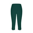 Ibuvkizy Capri Pants For Women Clearance Casual Summer Fashion