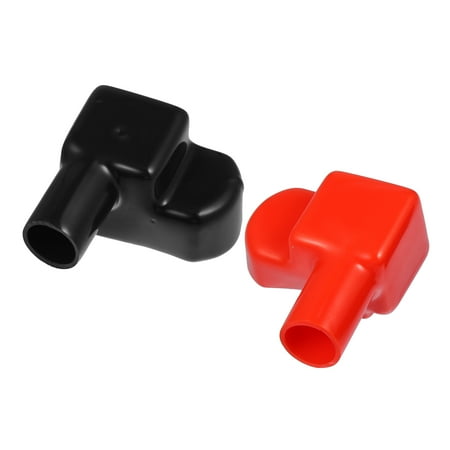 Unique Bargains Pair Battery Terminal Insulation Covers 21mm 0.83" Car ...