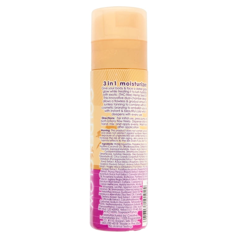 Goldne Glow Tanning Lotion Hemp