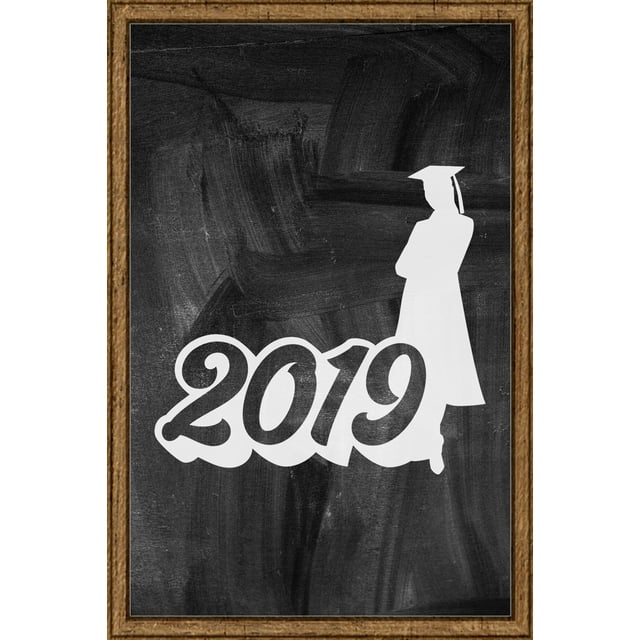 Classic class of 2019 graduate silhouette school graduation done Tin ...