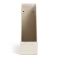 U Brands Linen Magazine File Holder, Beige Linen Finish, Beige, 1 Count ...