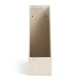 U Brands Linen Magazine File Holder, Beige Linen Finish, Beige, 1 Count ...