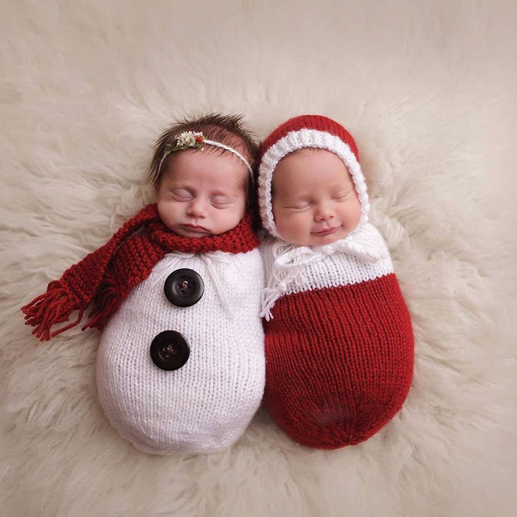 Click here for Hi. Fancy Newborn Baby Stretch Snowman Wrap Photo... prices