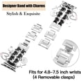 CRKMGS-Stylish Metal Bands Compatible with Apple Watch Band 49/46/45/44 ...