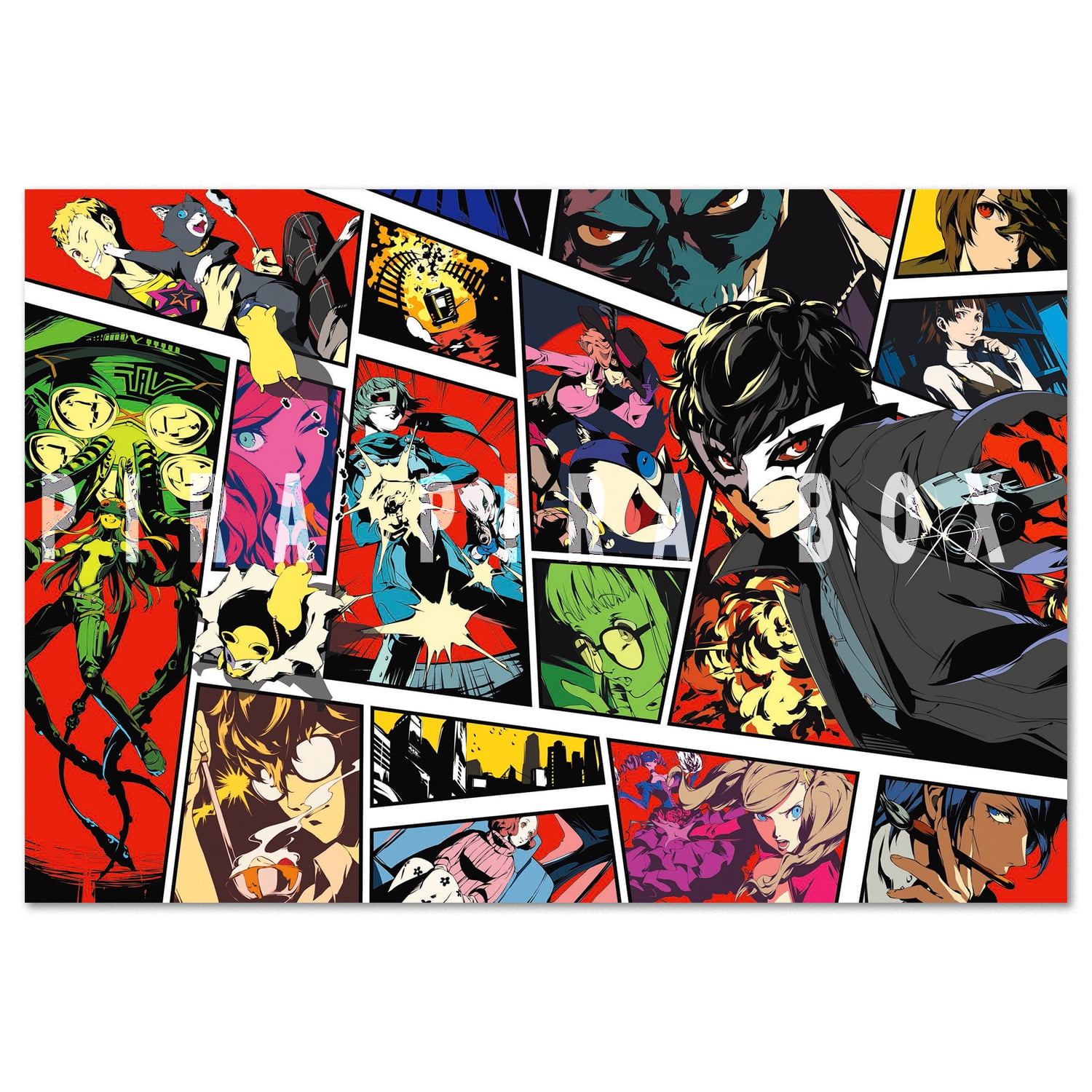 Persona 5 The Royal Game Poster | Characters Collage Art | High Quality ...