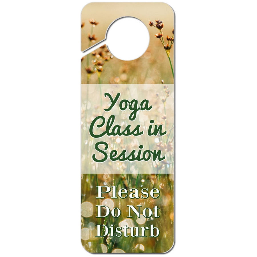 Yoga Class in Session Please Do Not Disturb Prairie Grassy Field ...
