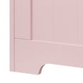 HomGarden Large Wooden Toy Storage Chest, Pink - Ideal for Kids ...