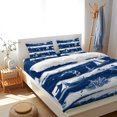 4 Piece Duvet Cover Set Twin, Ocean Sailboat Coral Shark Whale Fish ...