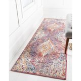 Unique Loom Dumbo Brighton Distressed Medallion Area Rug or Runner ...