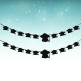 Raindrops Black Graduation Banner for Yard and School Event Decorations ...