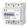 Electric Single Phase Two Wire AC 220V 100A Energy Meter KWh Counter ... Electric Single Phase Two Wire AC 220V 100A Energy Meter KWh Counter ...