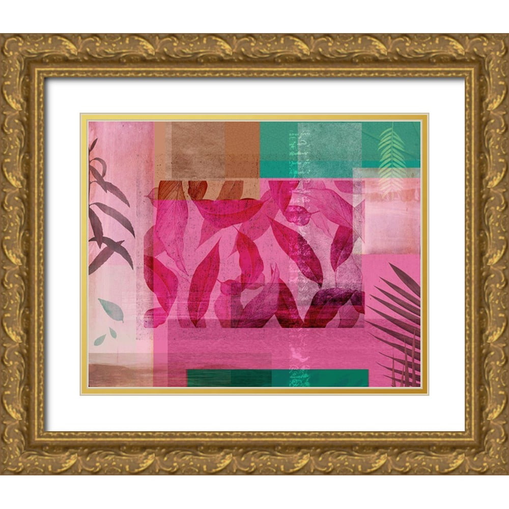 JMB Designs 14x12 Gold Ornate Wood Framed with Double Matting Museum Art Print Titled ...