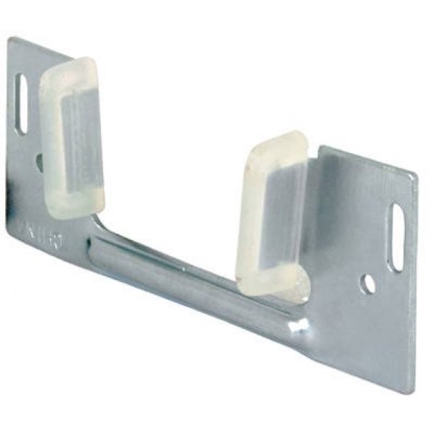 Sliding Pocket Door Bottom Guide, 1-5/8 in. x 1-1/4 in., Steel w ...