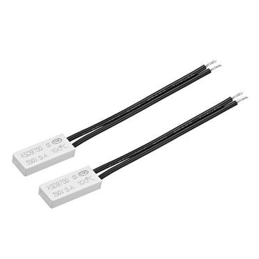 Uxcell Thermostat 90℃ N.C 5A Plastic Bimetal Temperature Control Switch ...