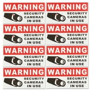 Warning Video And Audio Surveillance In Use Sign - Walmart.com