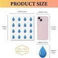 8 Sheets Plastic Waterproof Self-Adhesive Picture Stickers Round Dot ...