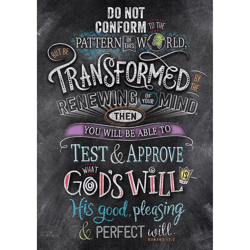 Romans 12 2 Rejoice Poster Inspire U - Walmart.com